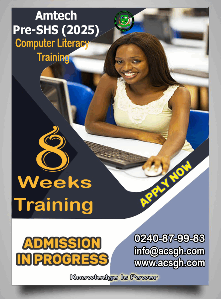 Pre-SHS Computer Literacy Training In Koforidua – Ghana - AMTECH ...